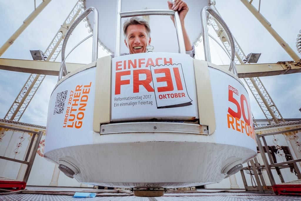 Luthergondel am Libori-Riesenrad
