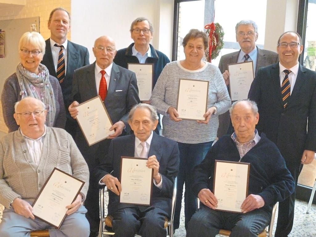 Kolpingsfamilie mit aufgebaut