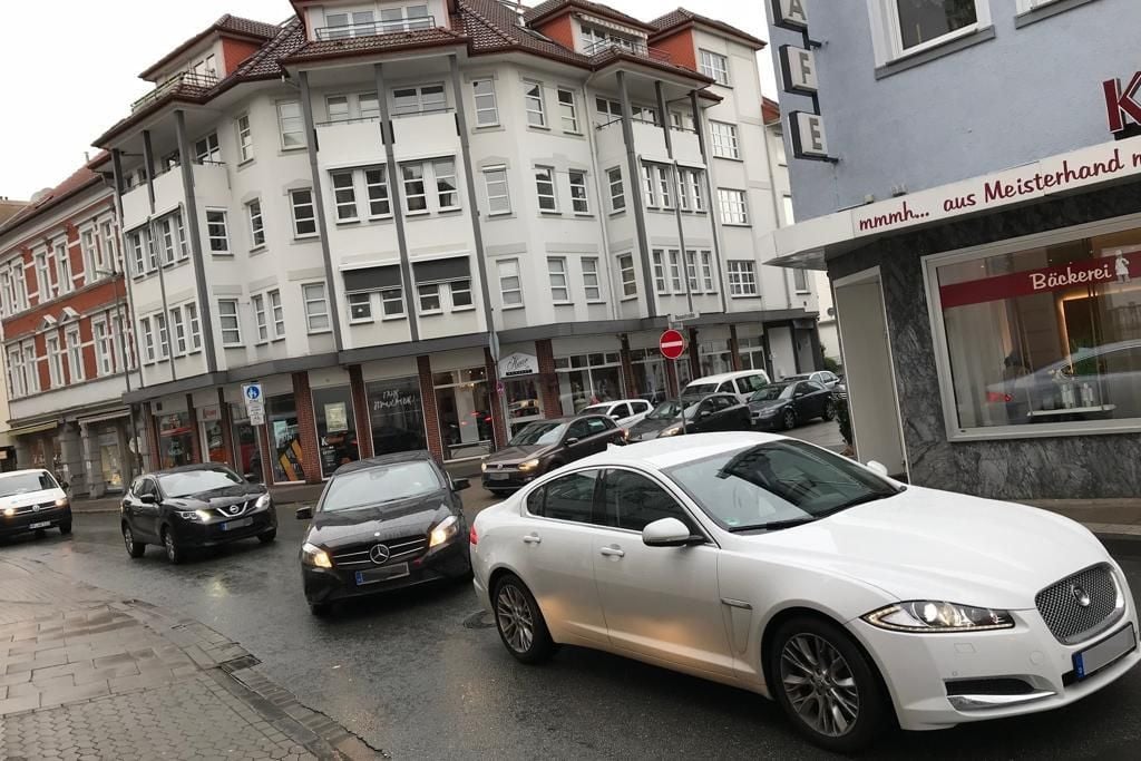 Stau am Altstadt-Parkhaus