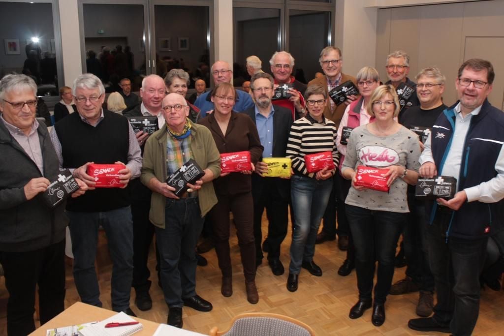 Verbandsmaterial für die Radtour