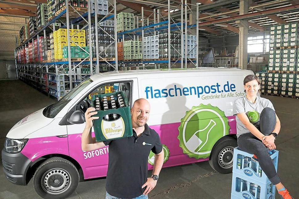 Bei Flaschenpost macht der Computer die Logistik