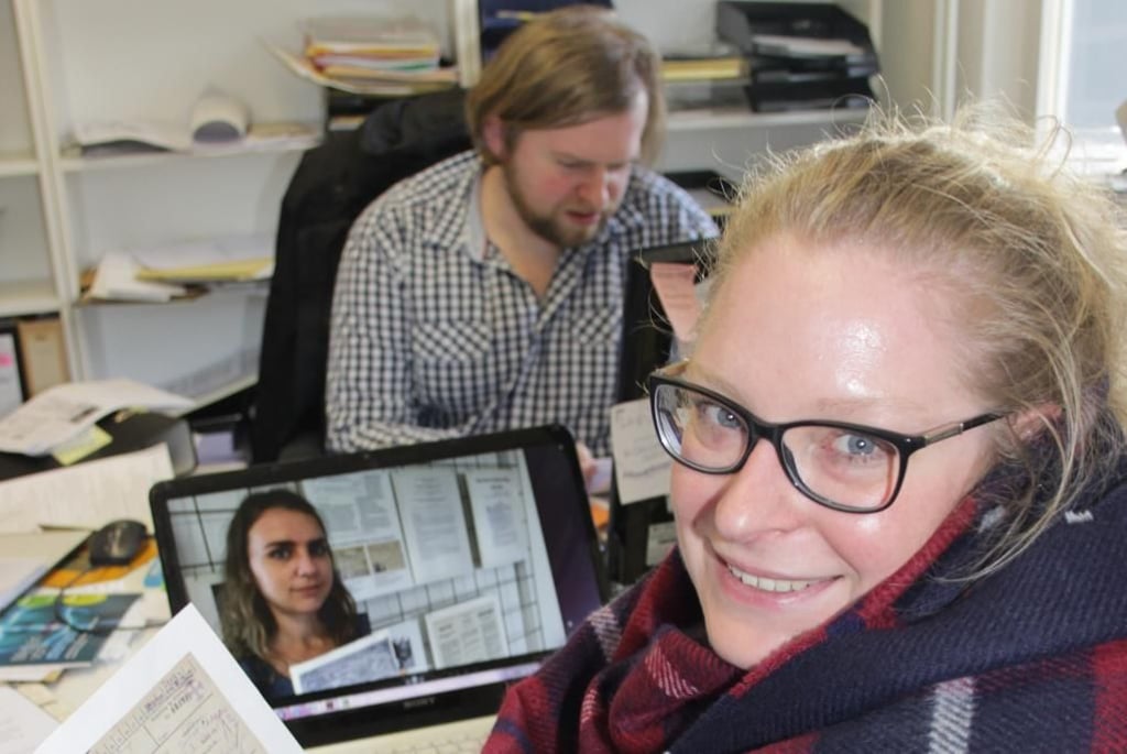 Schuhe sprechen von Hoffnung