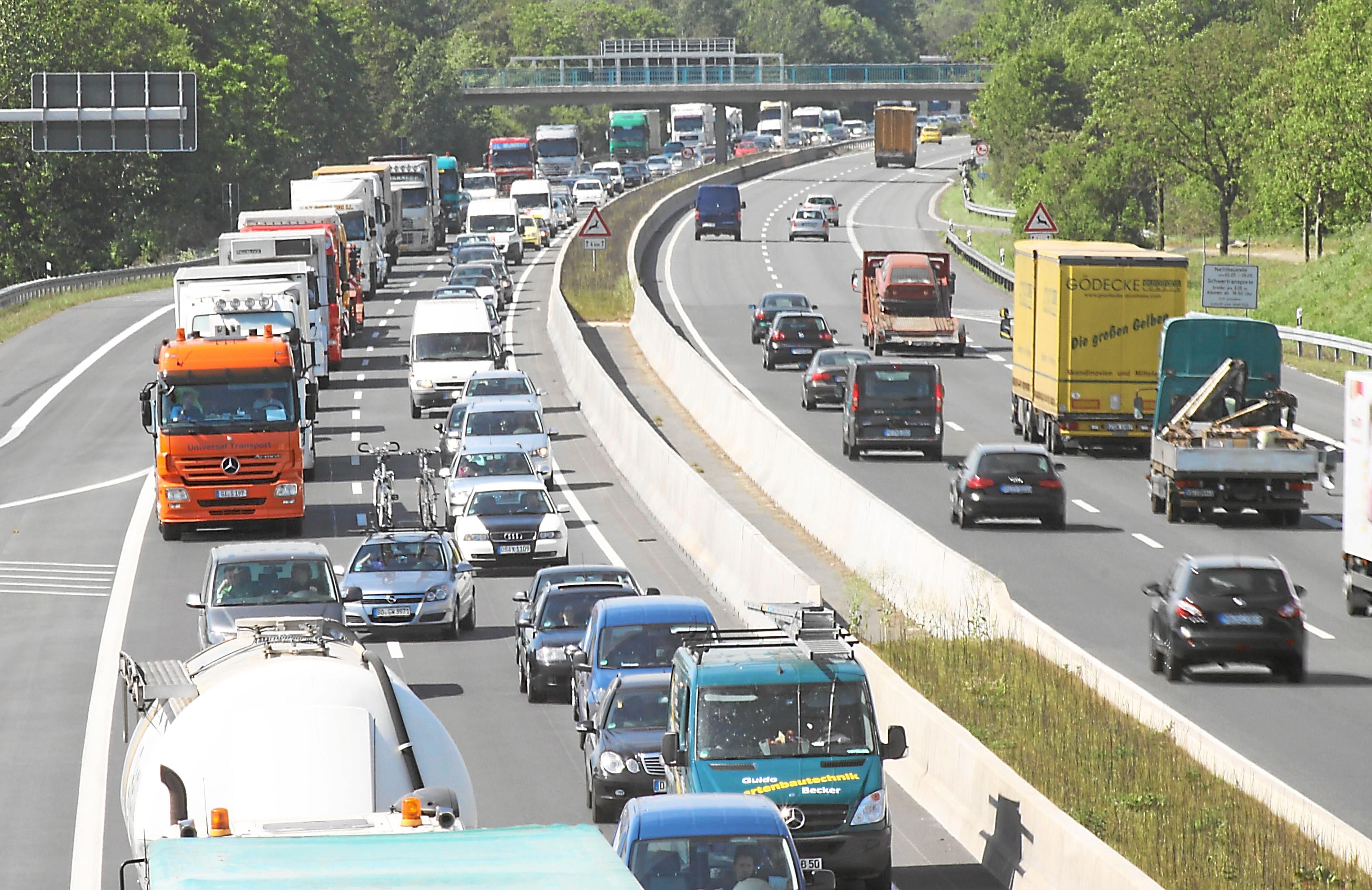 10 Kilometer Stau auf der A1
