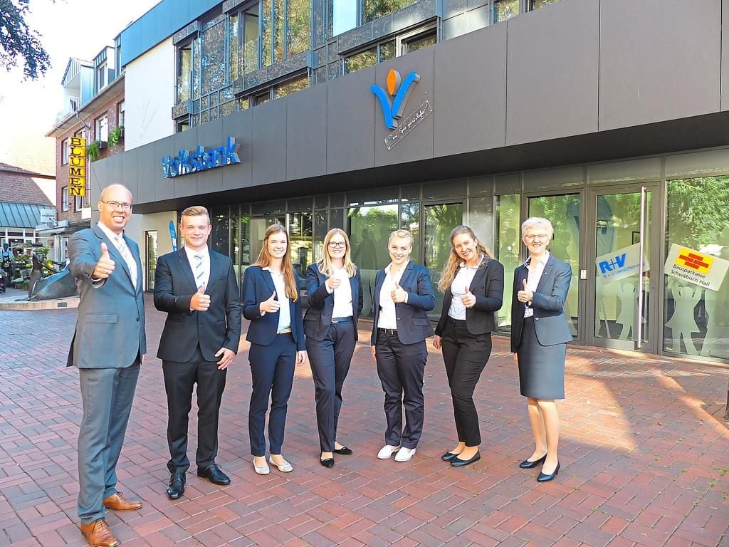 Fünf neue Banker in spe