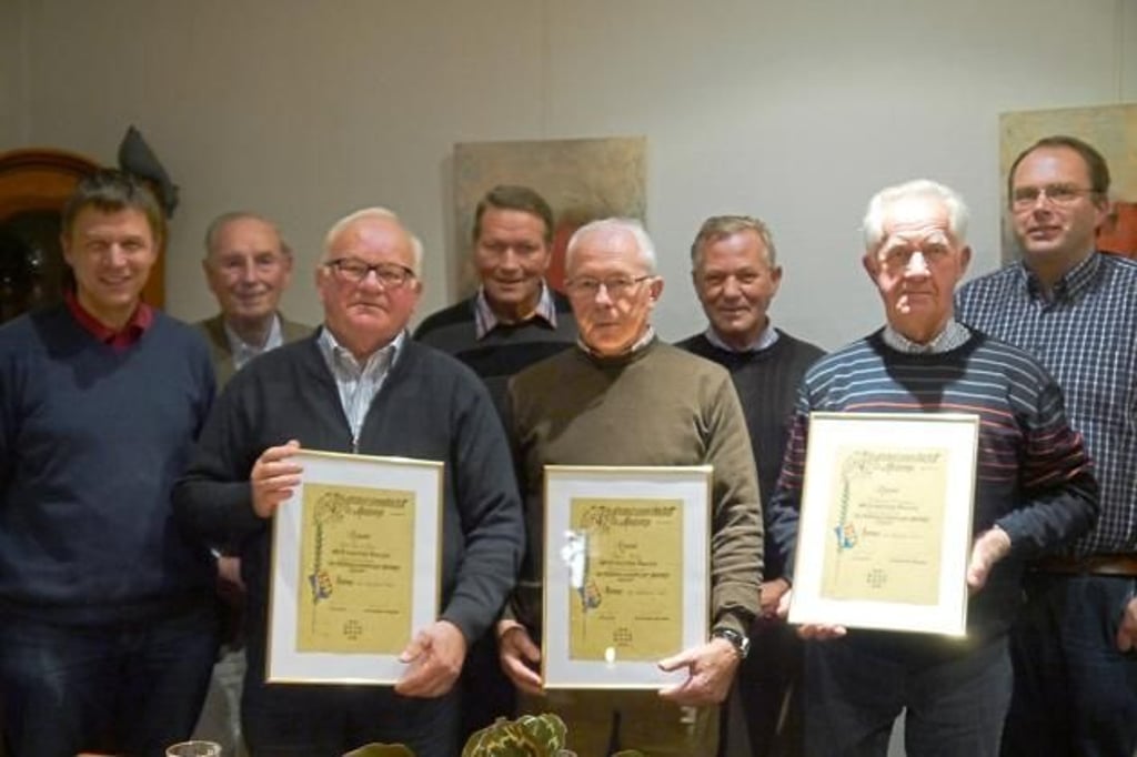 Drei Ehrungen zum 70. Geburtstag