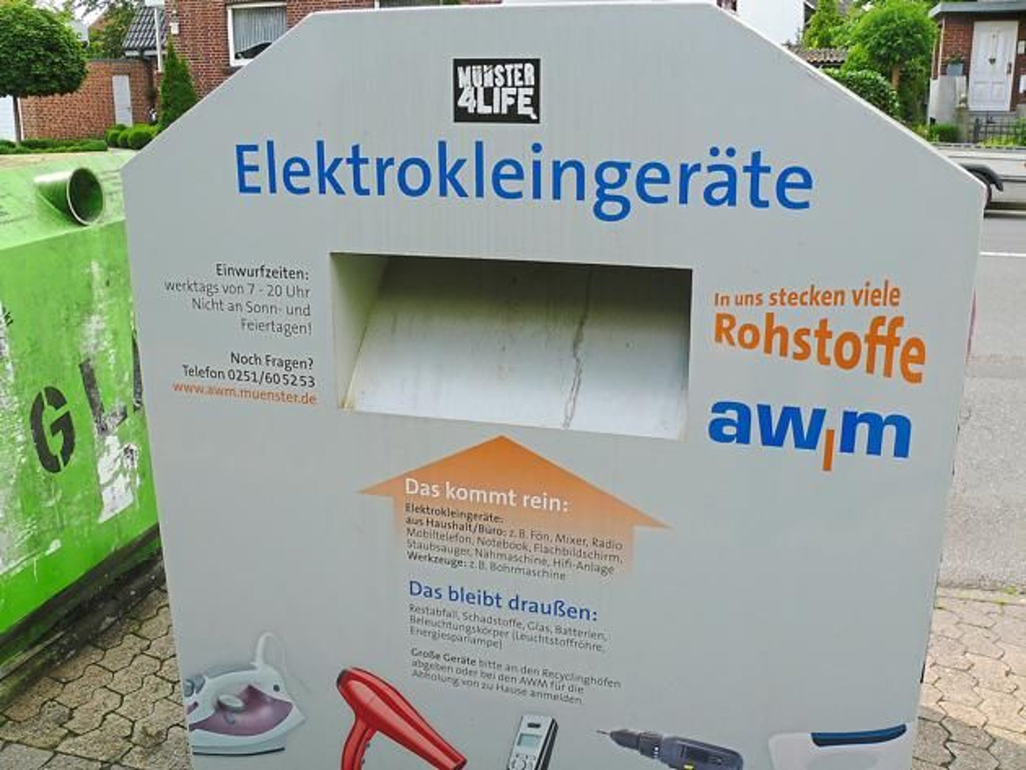 Immer mehr Elektro-Schrott im neuen Container