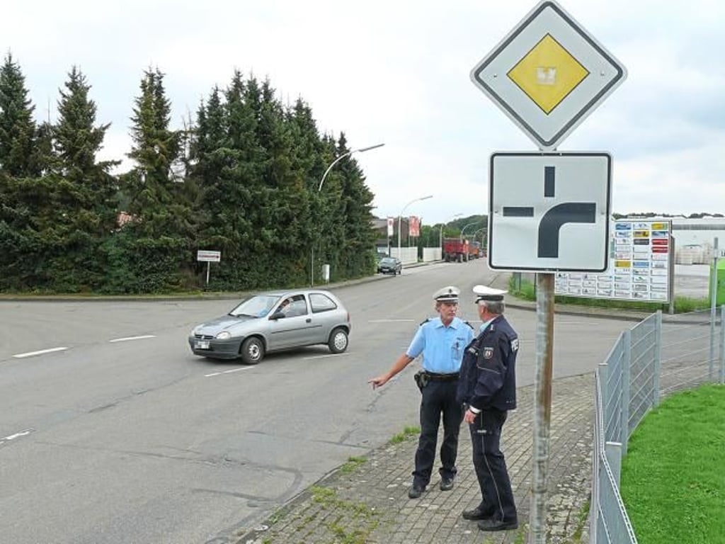 Die abknickende Vorfahrt