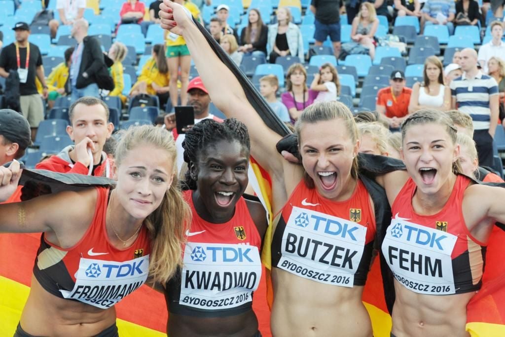 Butzek sprintet zu Bronze