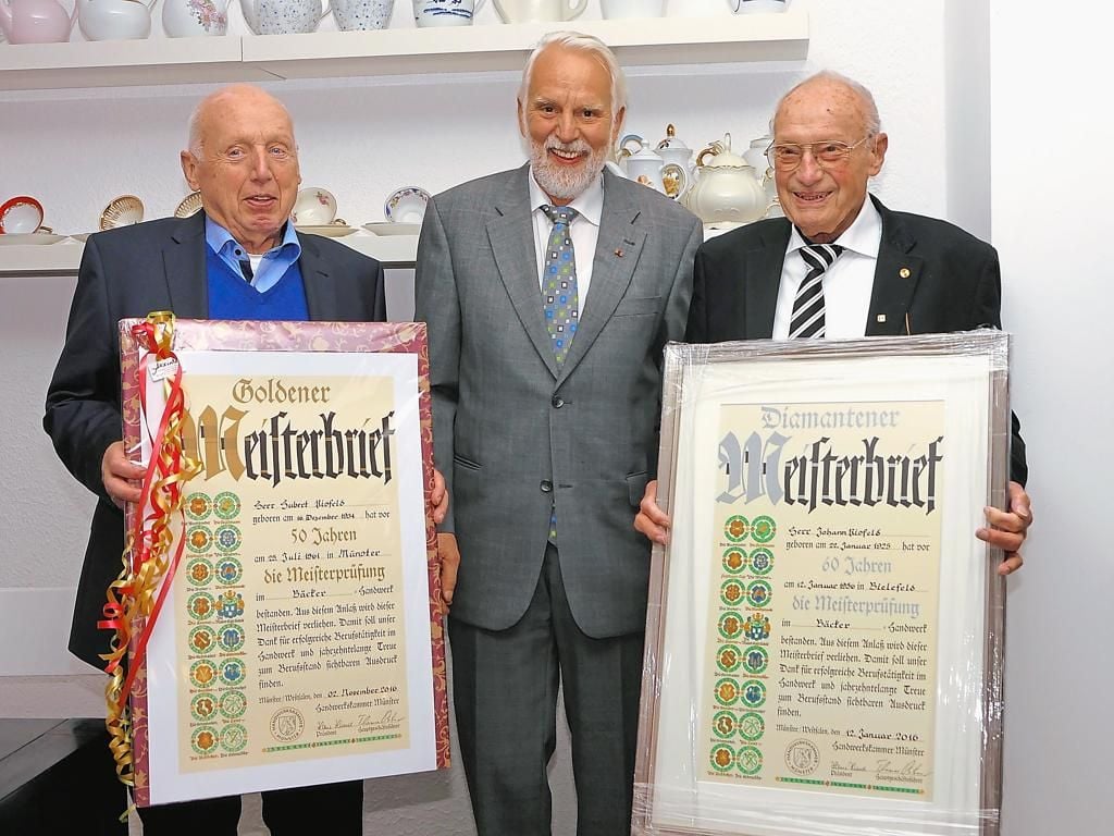 Goldener und diamantener Meisterbrief für Kisfelds