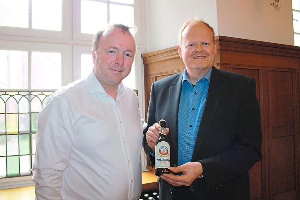 Zum Abschied ein „Pollmeier-Pilsener“