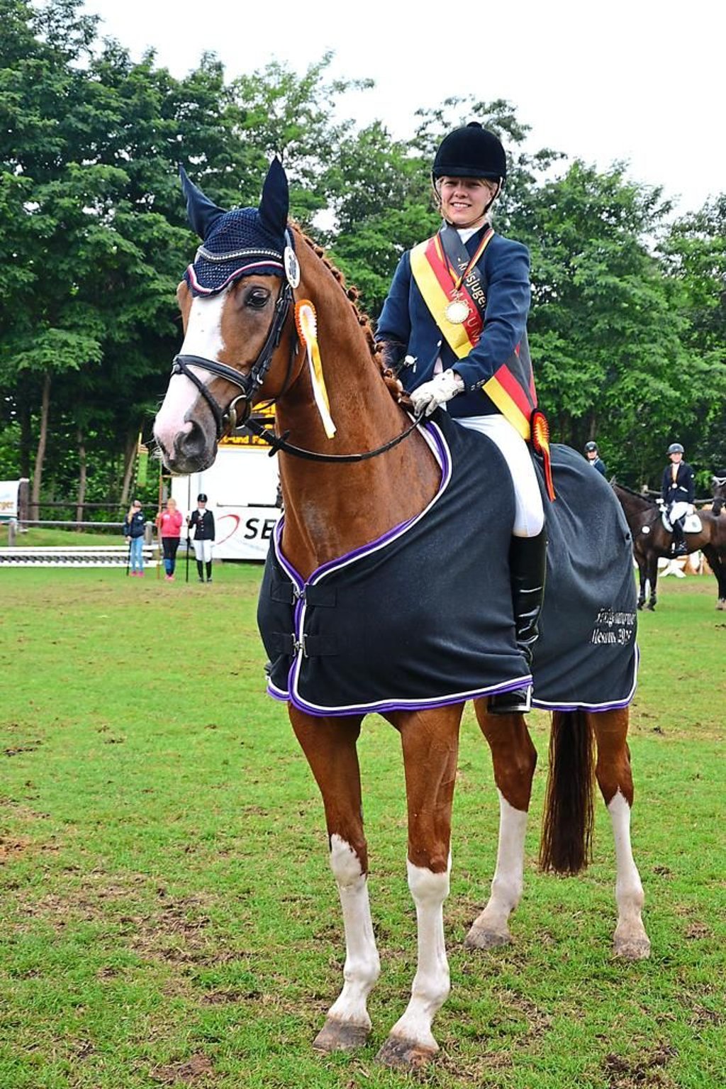 Strahlende Titelträgerin Johanna Kohnhorst