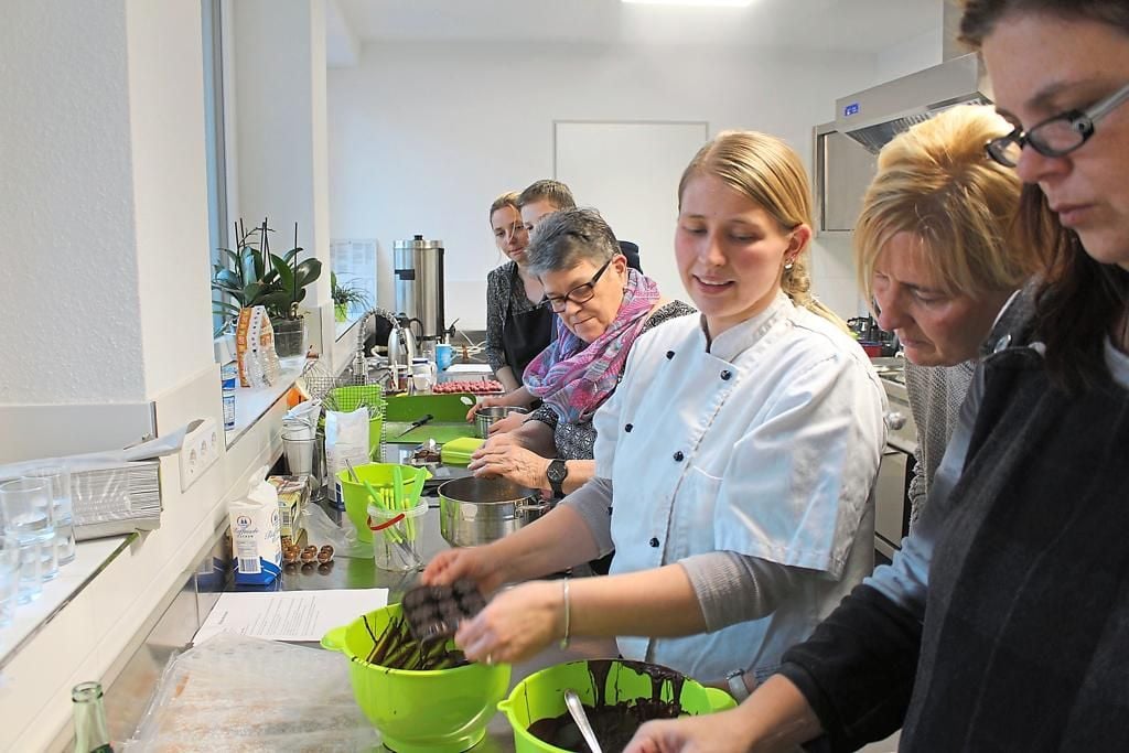 Feine Schoko-Kunstwerke