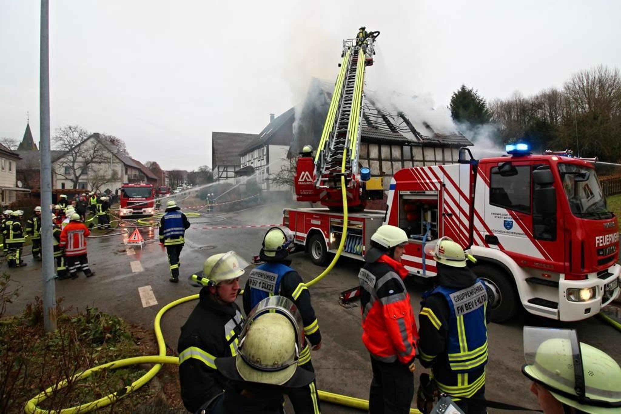 Scheune gerät in Brand