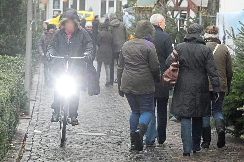 Runter vom Rad am Giebelhüüskesmarkt