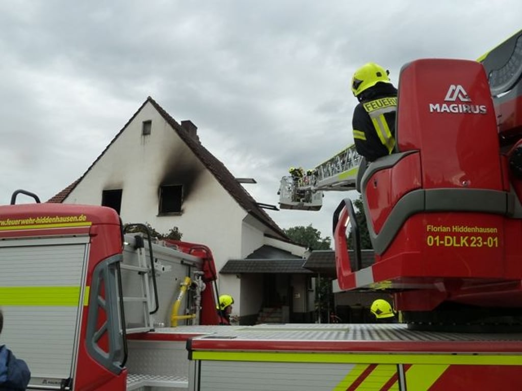 Hiddenhausen: Mann stirbt bei Feuer im Wohnhaus – Brandursache geklärt