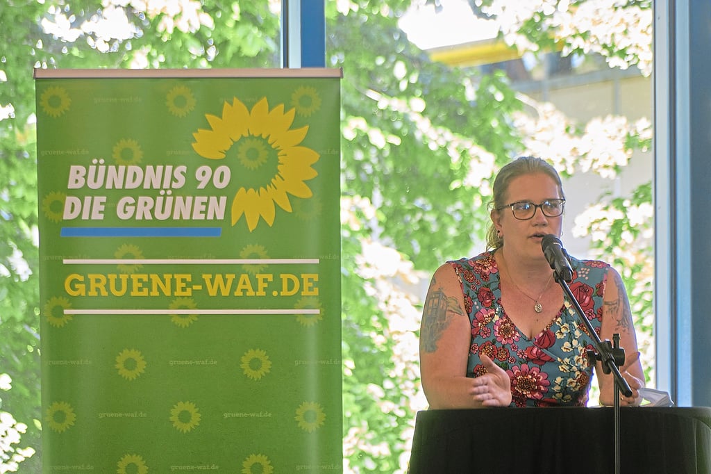Die Bundestagskandidatin Jessica Wessels (Grüne)