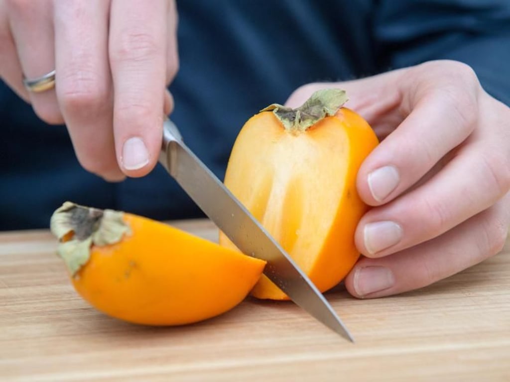 Tutorial: Kaki richtig schneiden