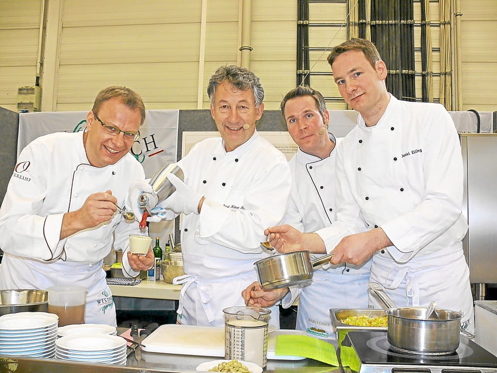 Dicke Bohnen aufgeschäumt