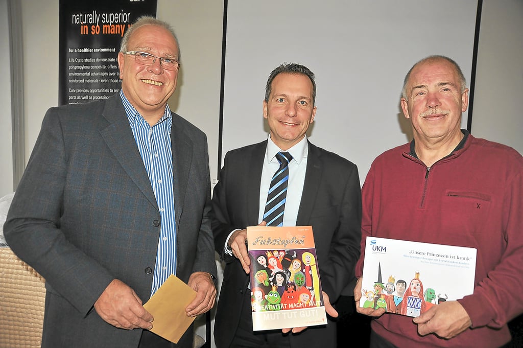 Propex-Mitarbeiter und Geschäftsleitung spendeten Geld