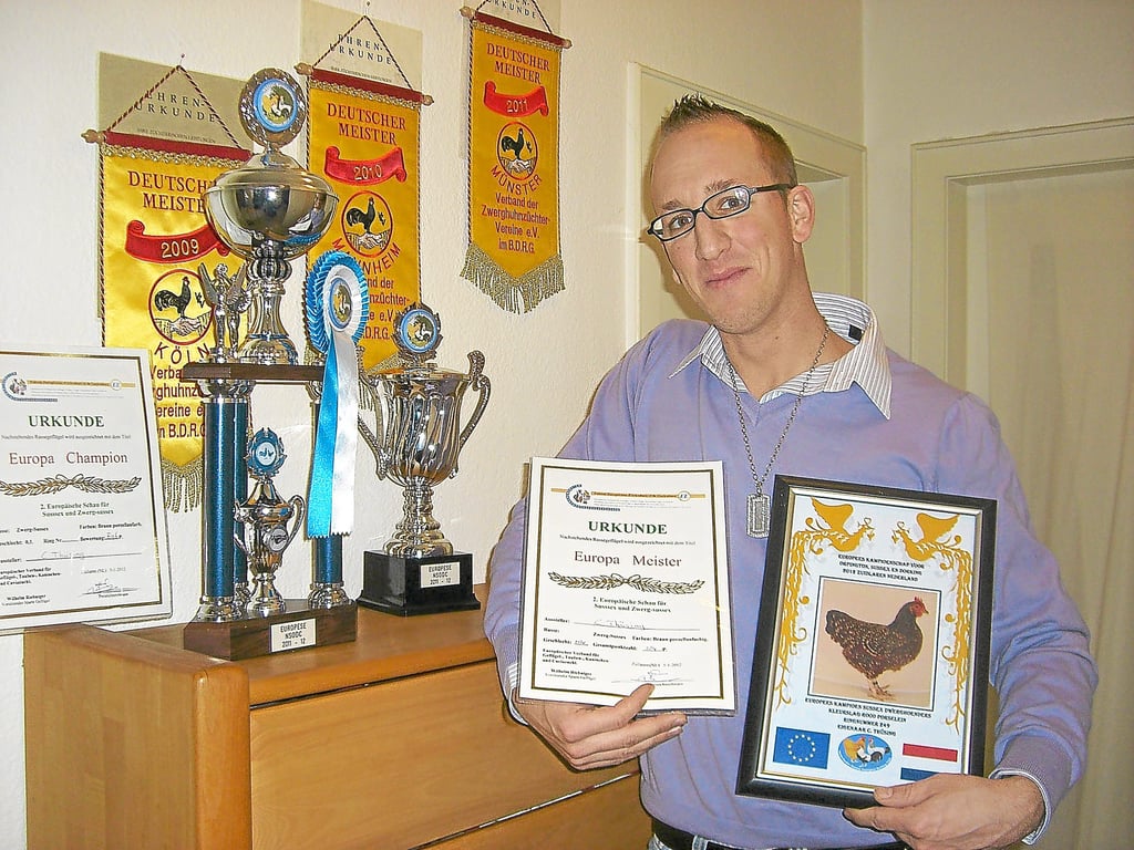 Zwerg Sussex braun-porzellanfarbig bescheren Christian Thüsing den ...