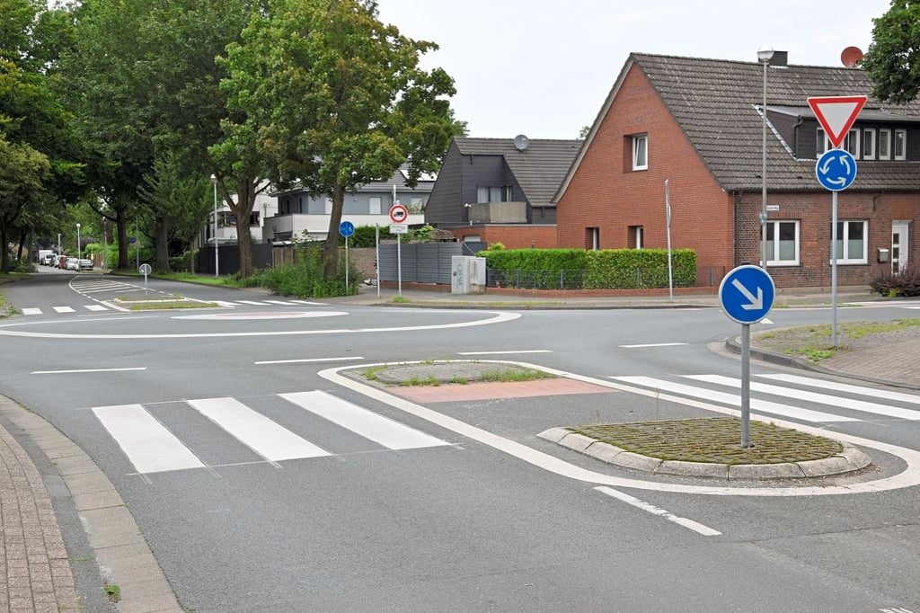 Sicher um die Kreisel herum