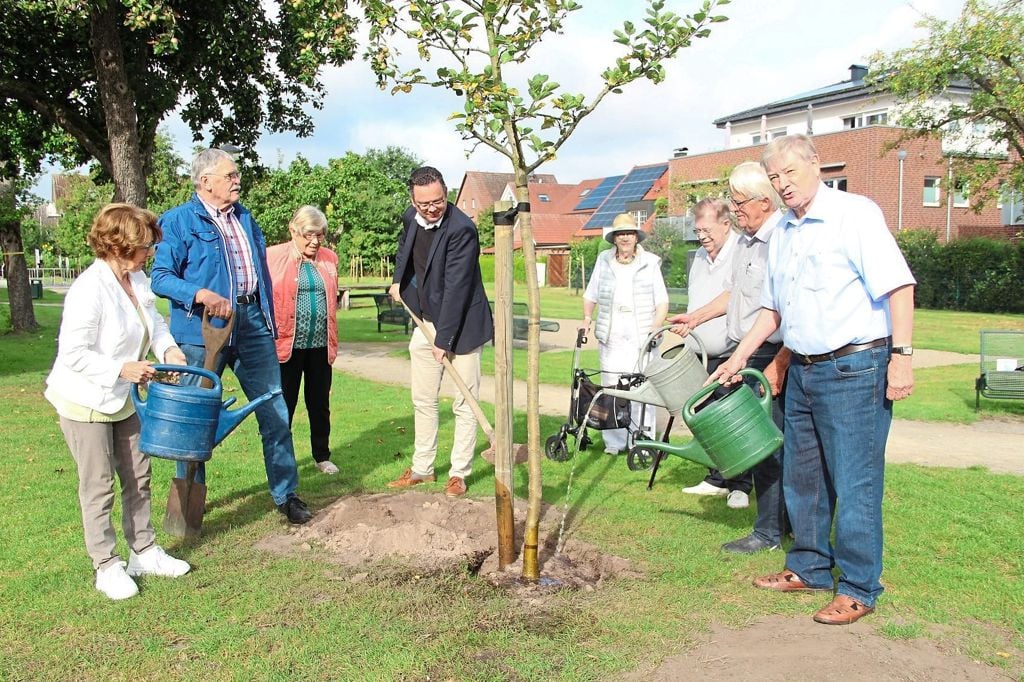 Most- und Lagerapfel gepflanzt