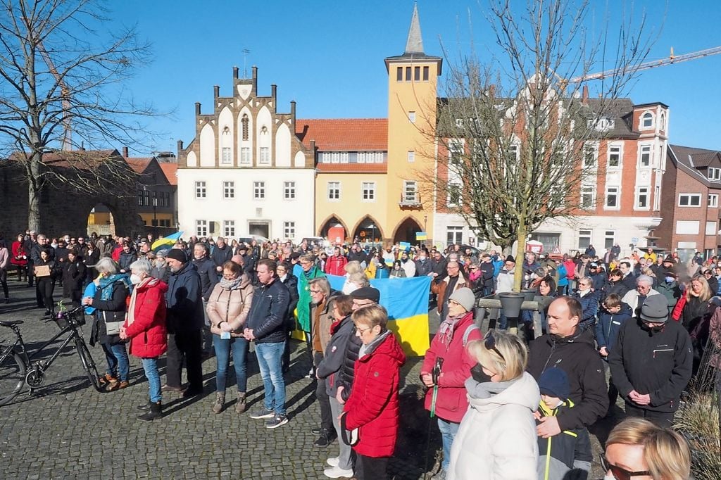 Kundgebung in Lübbecke: „Wir stehen zusammen“