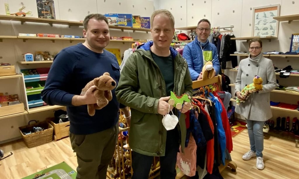 Kaufhaus für Flüchtlingskinder in Rheda-Wiedenbrück