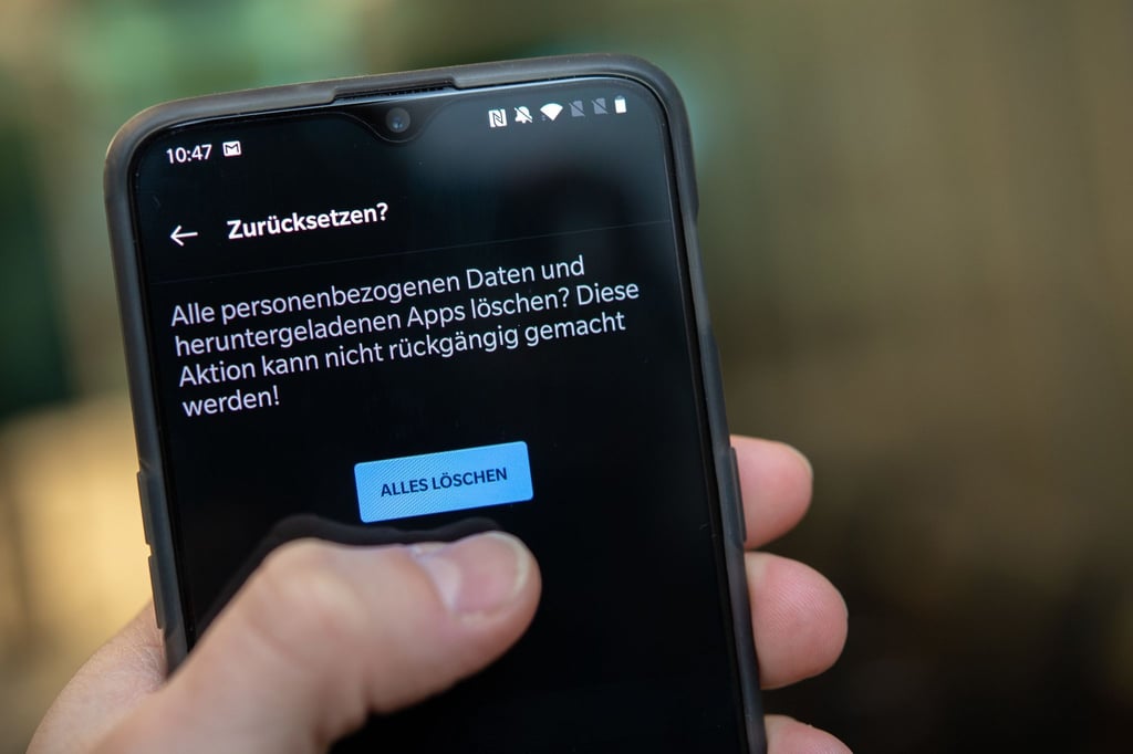 So löschen Sie Smartphone-Daten sicher