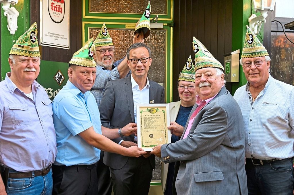 Späte Ehre für den Polizeipräsidenten