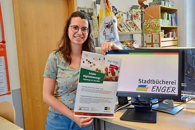 Das ist los am Digitaltag in der Stadtbücherei Enger