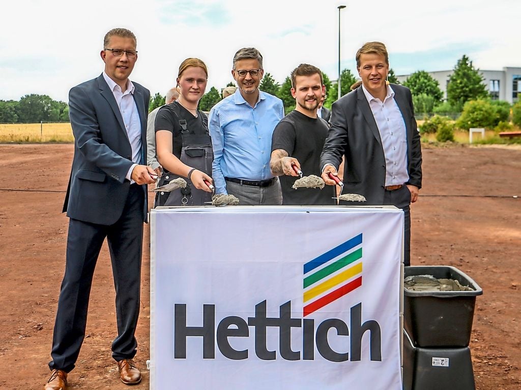 Hettich: Baustart für XXL-Produktionshalle in Bünde
