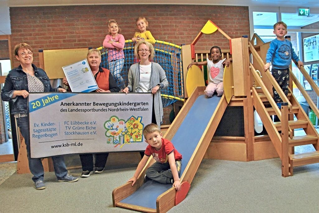 Kindergarten Regenbogen: Rennen, toben, spielen