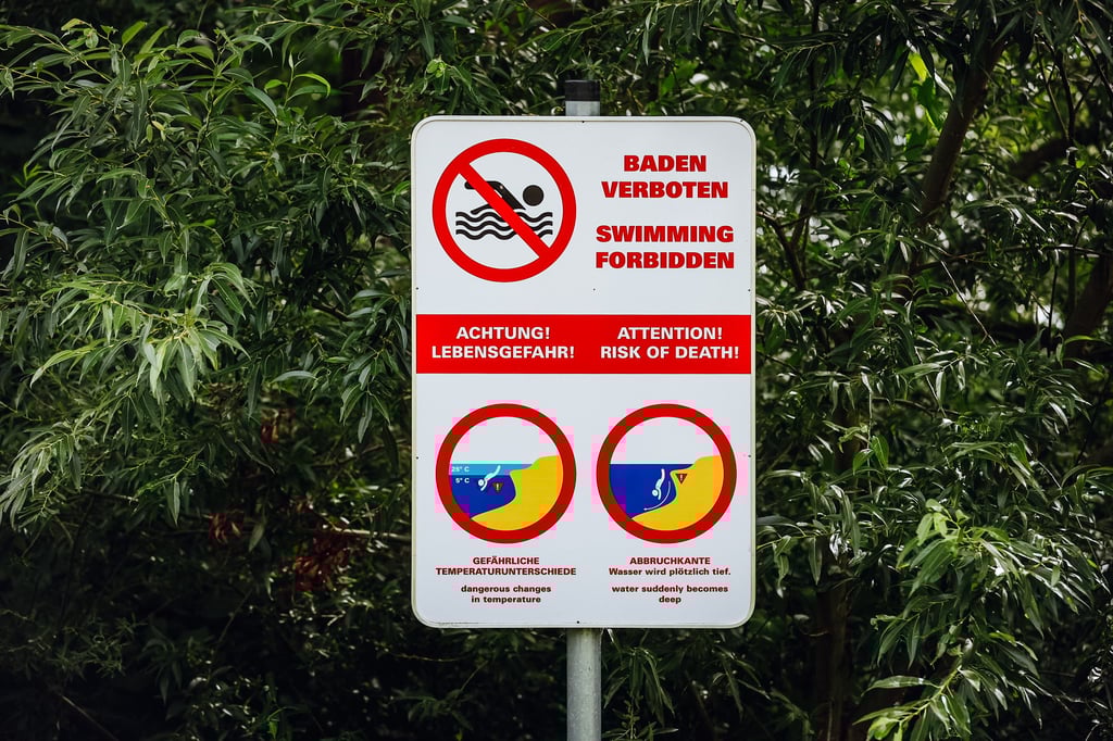 Paderborn: Stadt warnt vor dem Schwimmen in Baggerseen