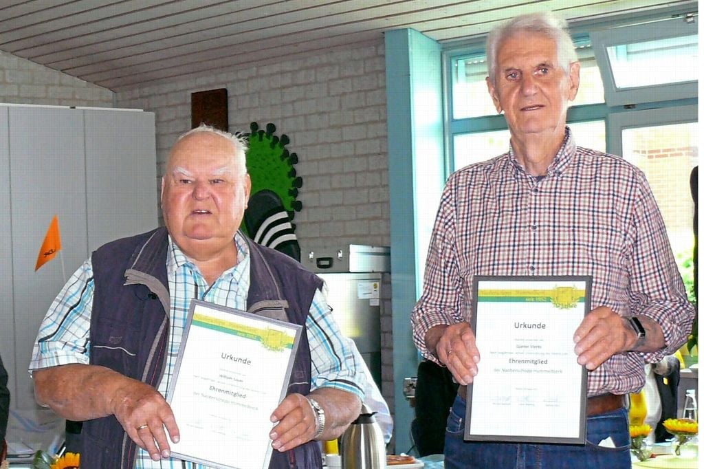 Sechs Ehrenmitglieder ernannt