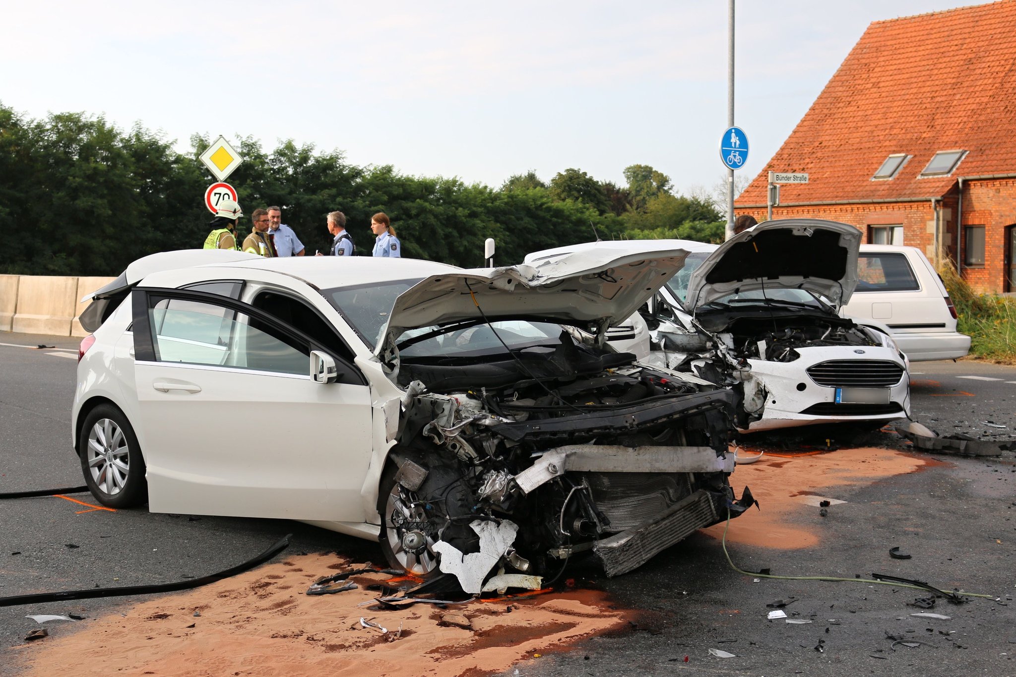 Zwei Schwerverletzte bei Unfall in Rödinghausen