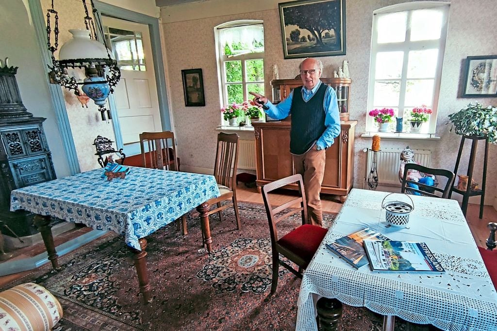 Herbert Krause renoviert seit vielen Jahren einen Bauernhof