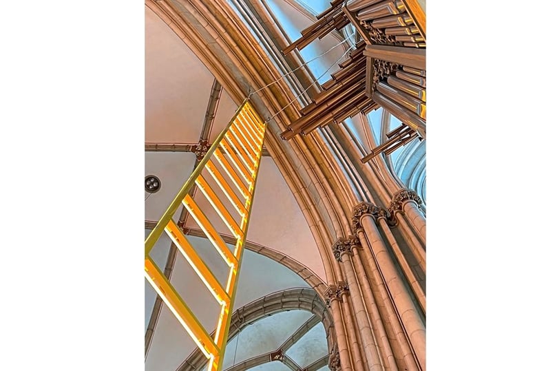 St. Lamberti Münster: Die Wiener „Himmelsleiter“ ist da