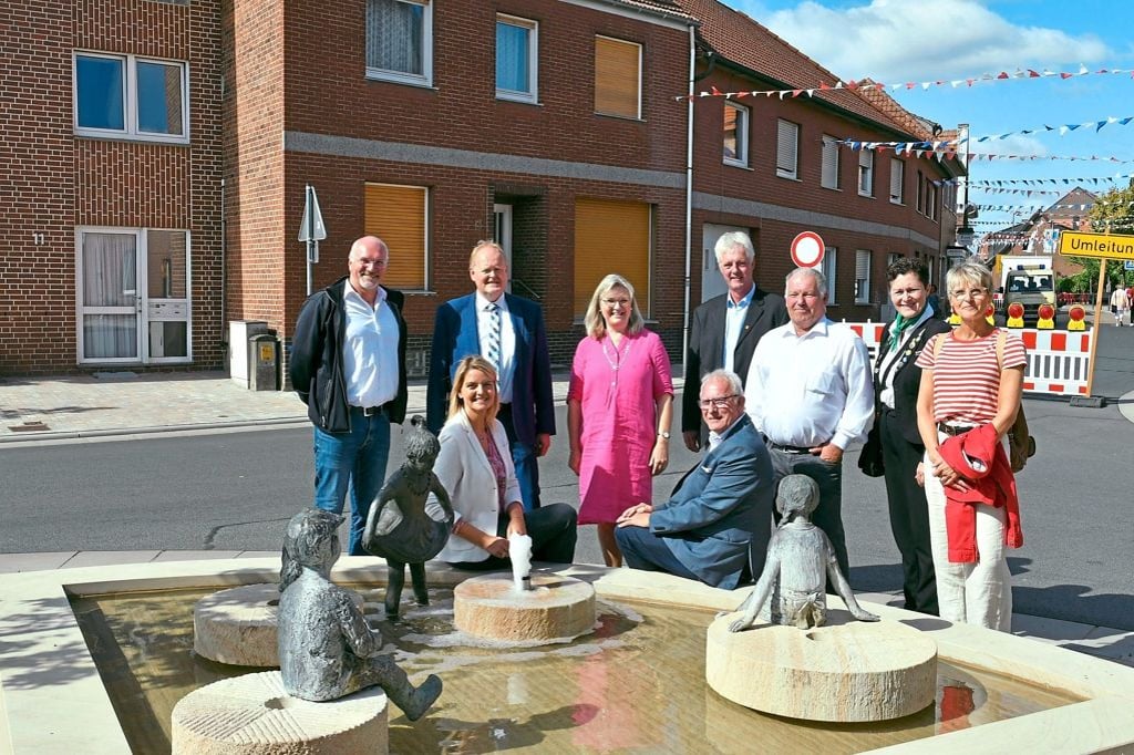 Brunnen erstrahlt in neuem Glanz