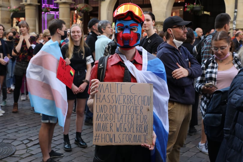 Münster: Bewegender Abschied von Malte C. nach Attacke beim CSD