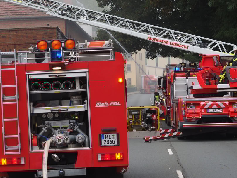 Lübbecke: Feuerwehreinsatz bei Smurfit Kappa