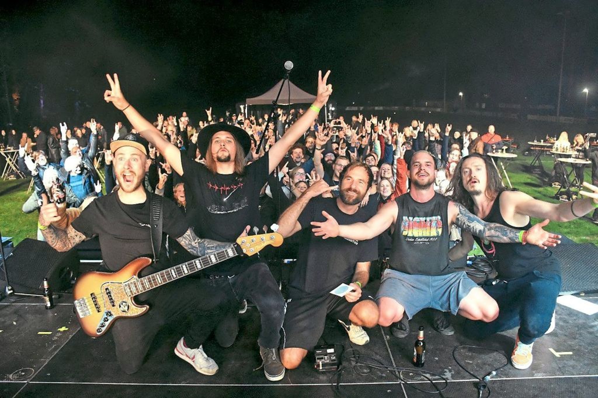 Rockfield-Festival bringt den Stadtpark zum Beben