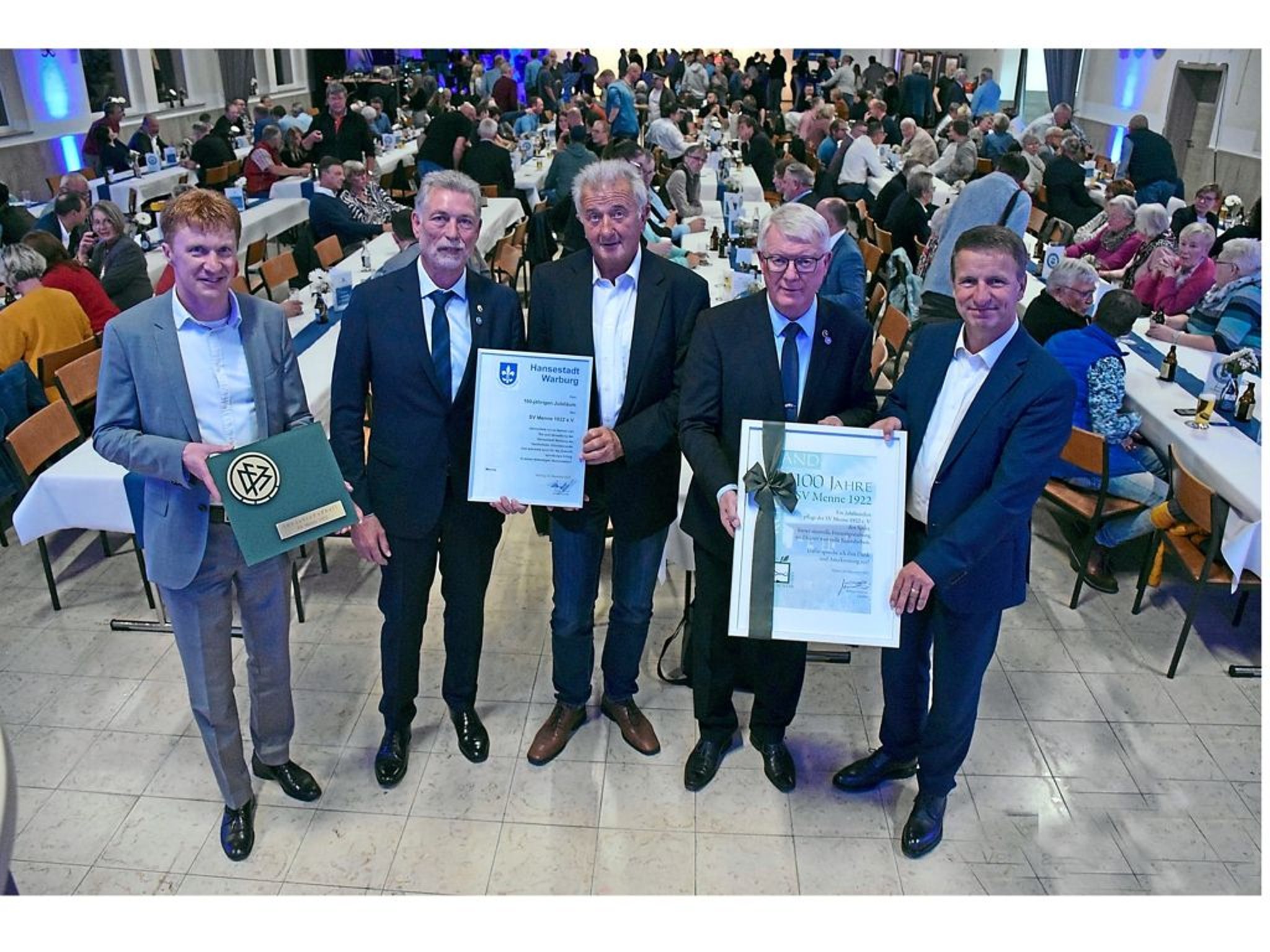 SV Menne feiert 100-jähriges Vereinsjubiläum
