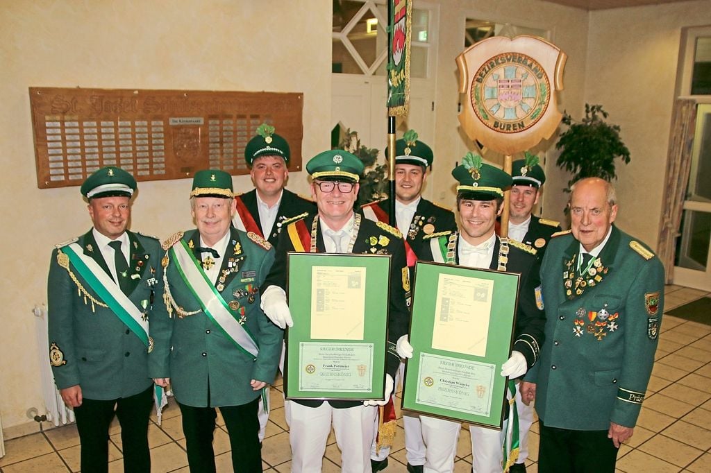 Christian Wieneke ist neuer König des Bezirksverbandes Büren