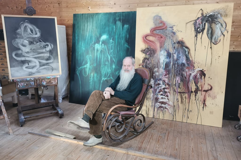 Herforder Maler wird von den Geistern der Kunst getrieben