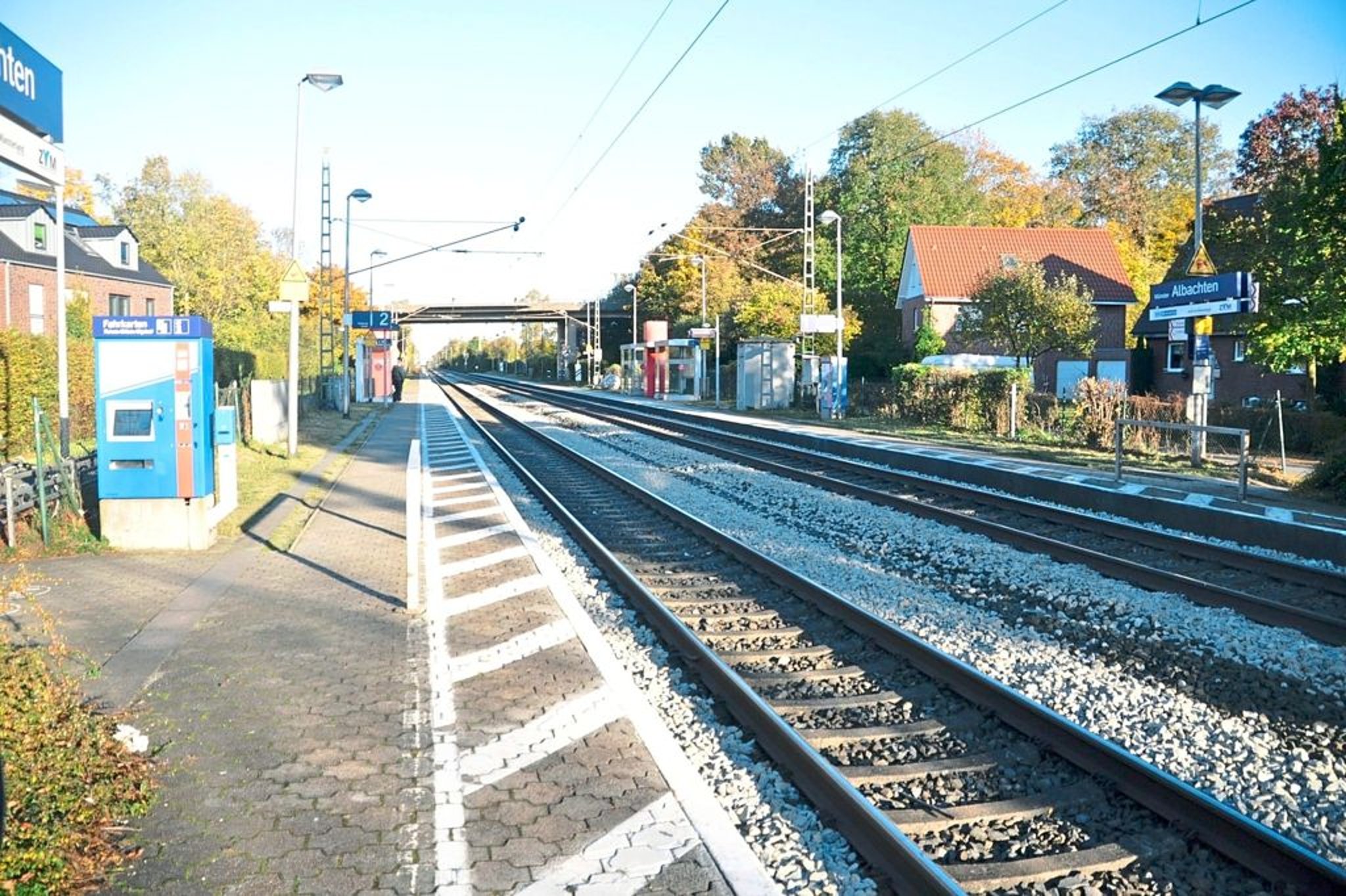 Warn- und Hinweisschilder offenbar nicht erforderlich