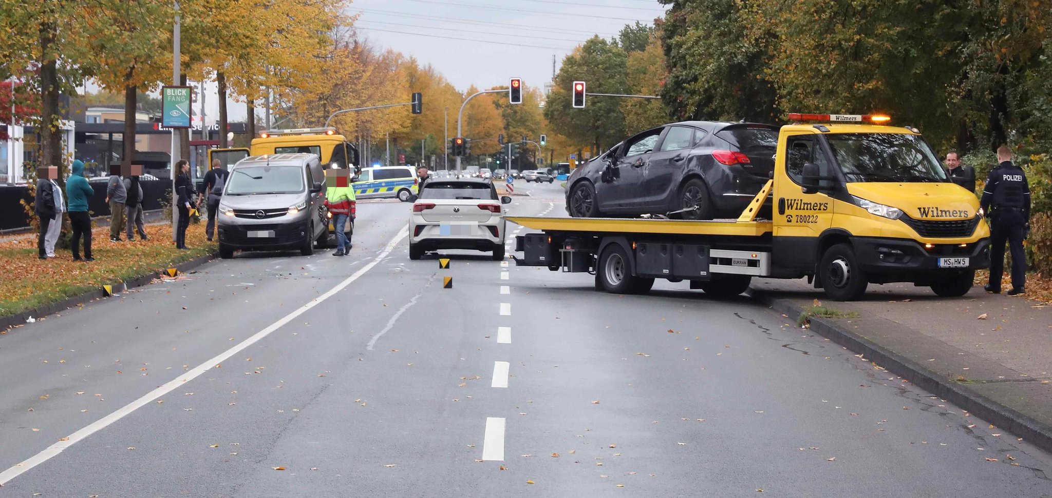 Münster: Weseler Straße nach schwerem Unfall voll gesperrt