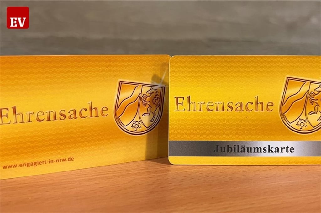 Ganz neu ist die goldene Jubelkarte