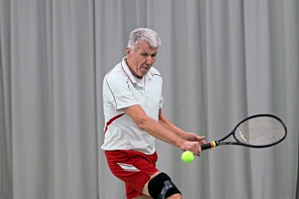 Tennis-Winterrunde: Herren 60 des TV RW Höxter blicken nach oben