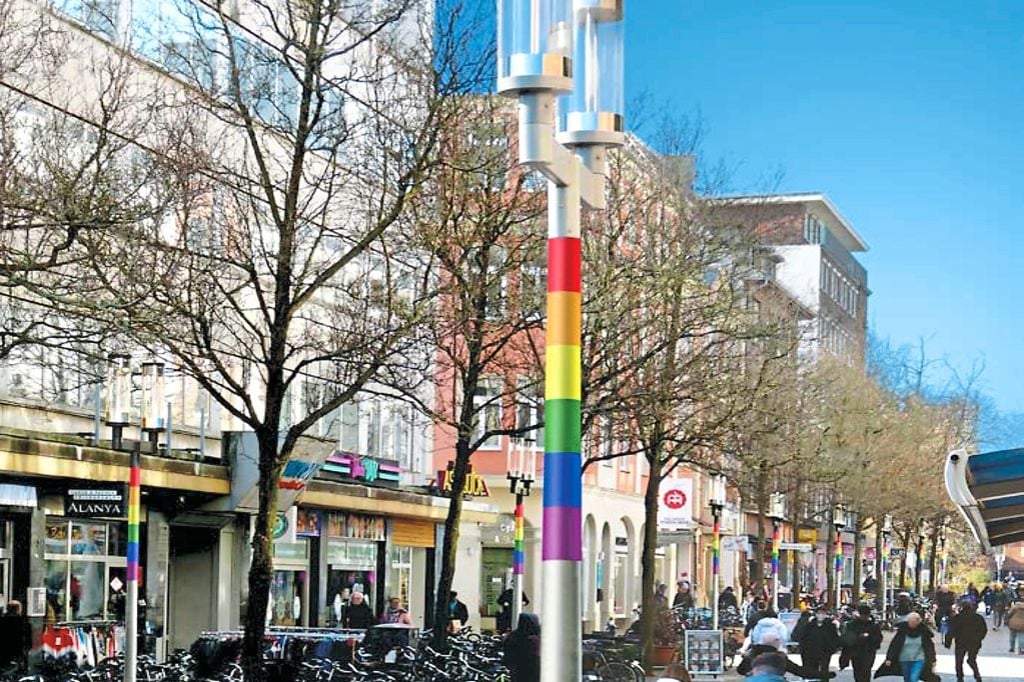 Neue Ampelmännchen und zahlreiche Regenbogenfarben